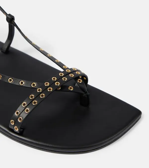 Alaïa Marsa Embellished Leather Sandals
