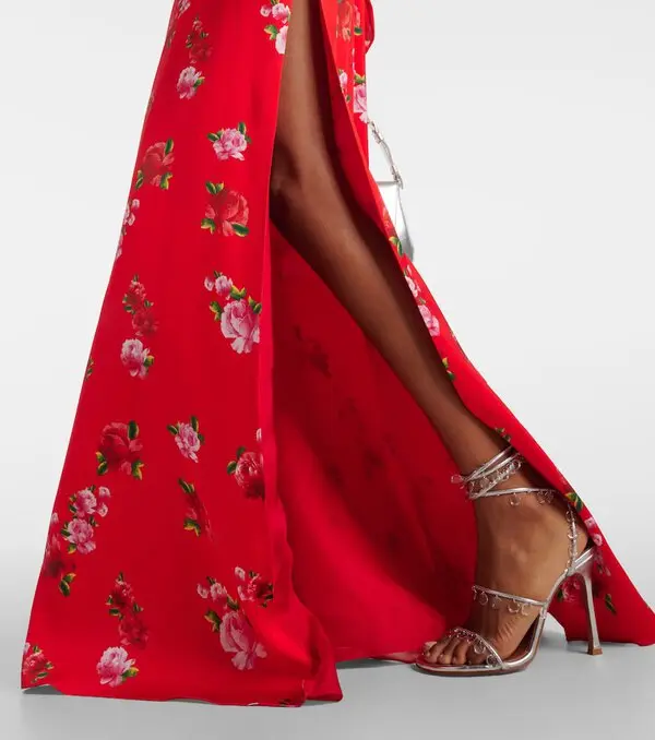 Magda Butrym Floral Silk Gown
