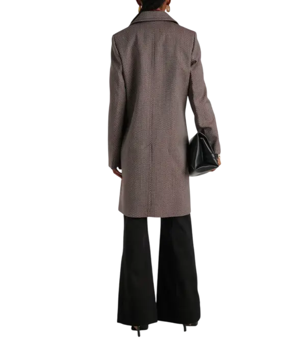 Victoria Beckham Tailored Virgin Wool Coat - Grey