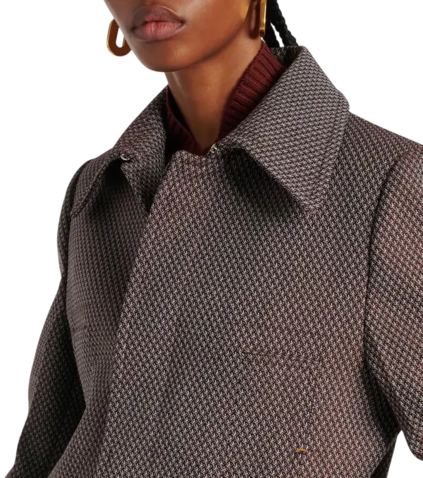 Victoria Beckham Tailored Virgin Wool Coat - Grey