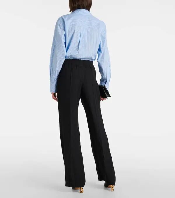 Victoria Beckham Gathered Pajama Pants