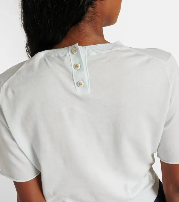 Tory Burch Cotton Sweater - Blue