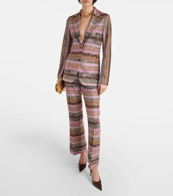 Missoni Zig Zag Lamé Blazer