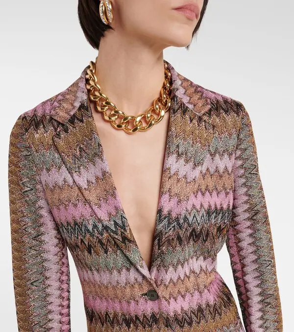 Missoni Zig Zag Lamé Blazer
