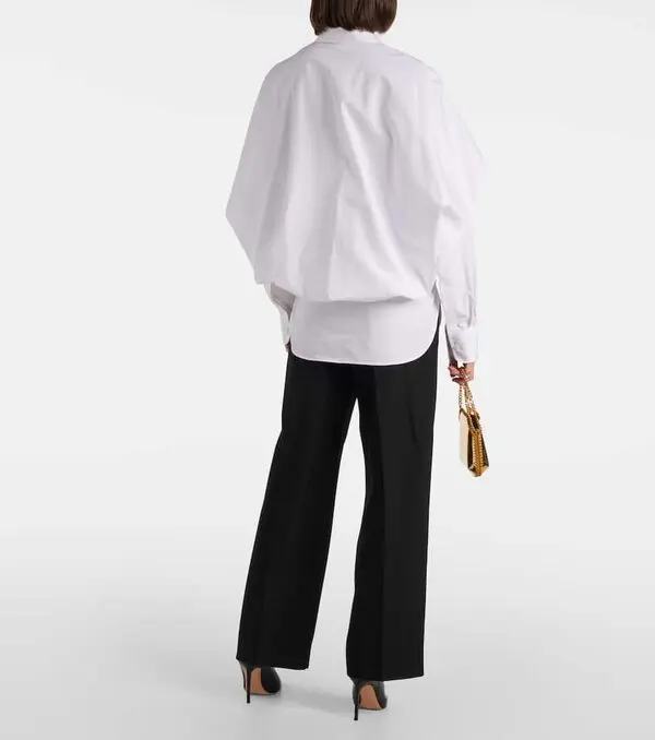 Stella McCartney Caped Cotton Blouse