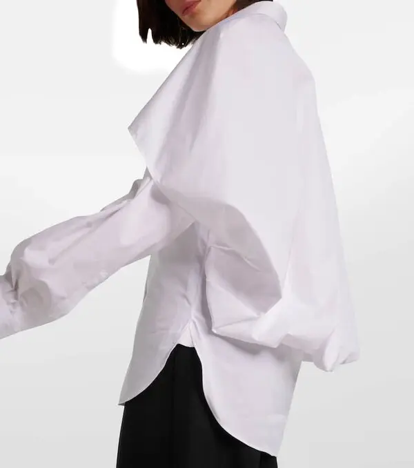 Stella McCartney Caped Cotton Blouse