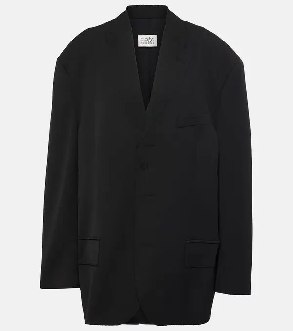MAISON MARGIELA Crêpe Blazer - Black