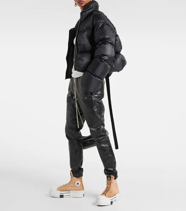 Rick Owens X Converse Dbl Drkstar Chuck 70 High Top Sneakers