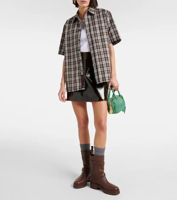 GIANVITO ROSSI Thiago Leather Biker Boots - Brown