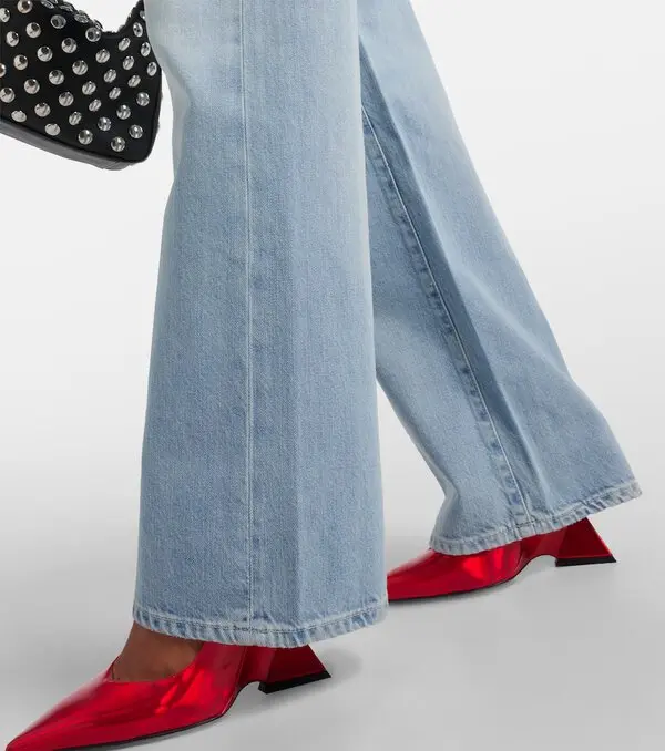 7 For All Mankind Tess High-rise Straight-leg Jeans