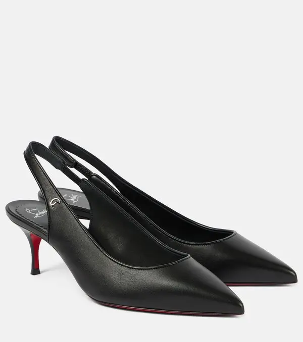 CHRISTIAN LOUBOUTIN Sporty Kate 55 Slingback Pumps - Black