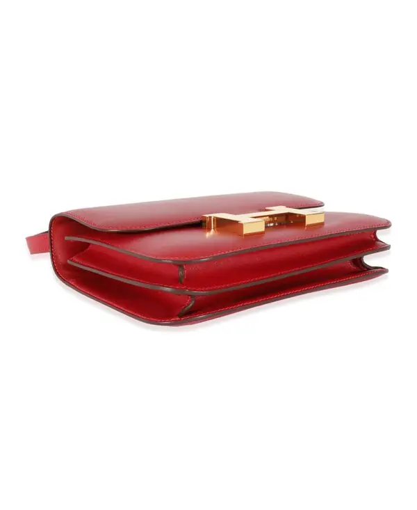 Hermès Constance 18 Leather Handbag - Red