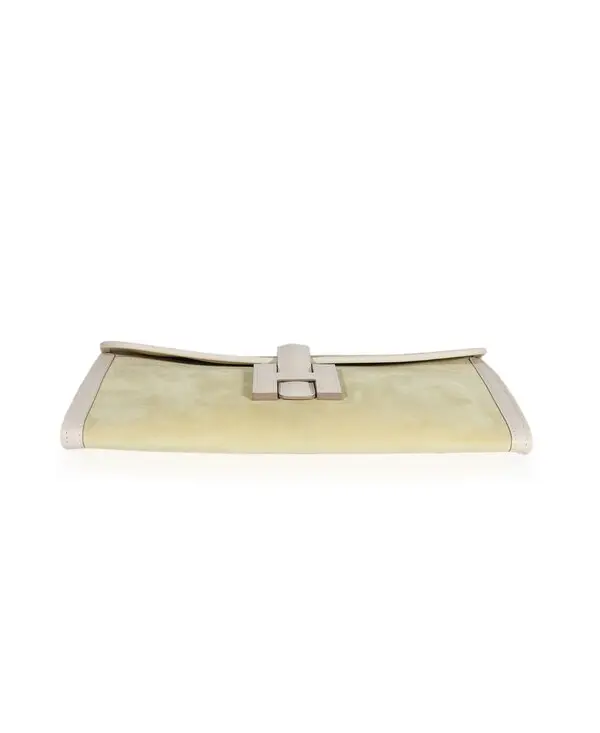 Hermès Jige Elan Suede Handbag