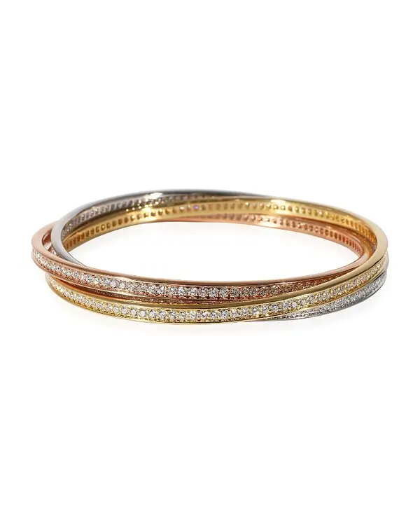 CARTIER Trinity 18k Three Tone Gold Bracelet - Multi