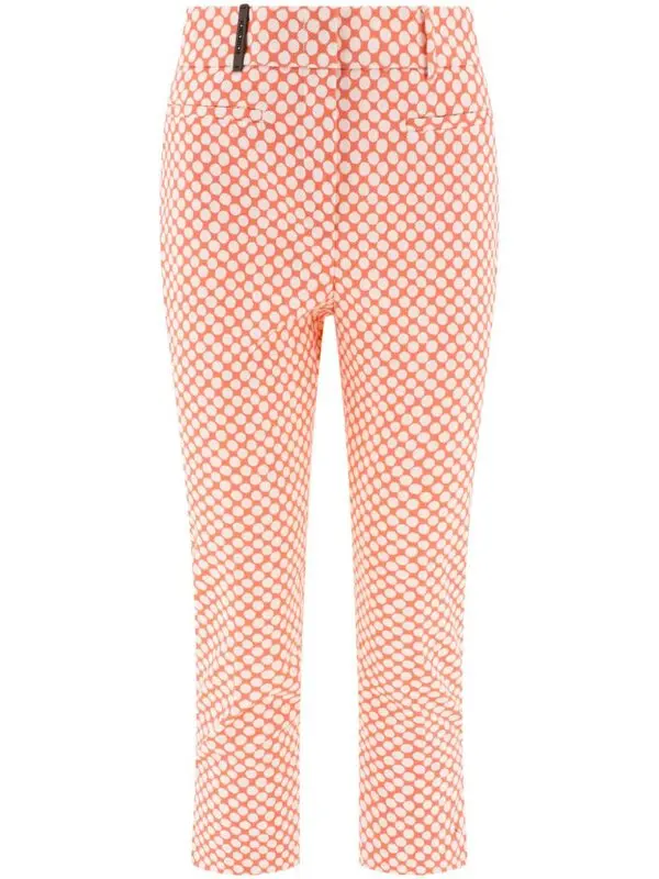 Peserico Polka-dot Print Trousers