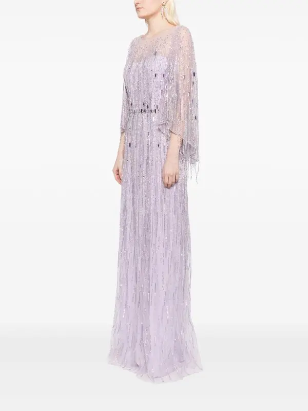 Jenny Packham Rhapsody Sequin-embellished Gown