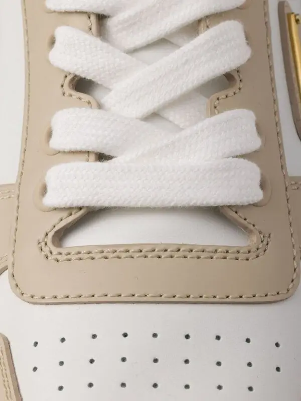 Prada Downtown Leather Sneakers - Neutrals