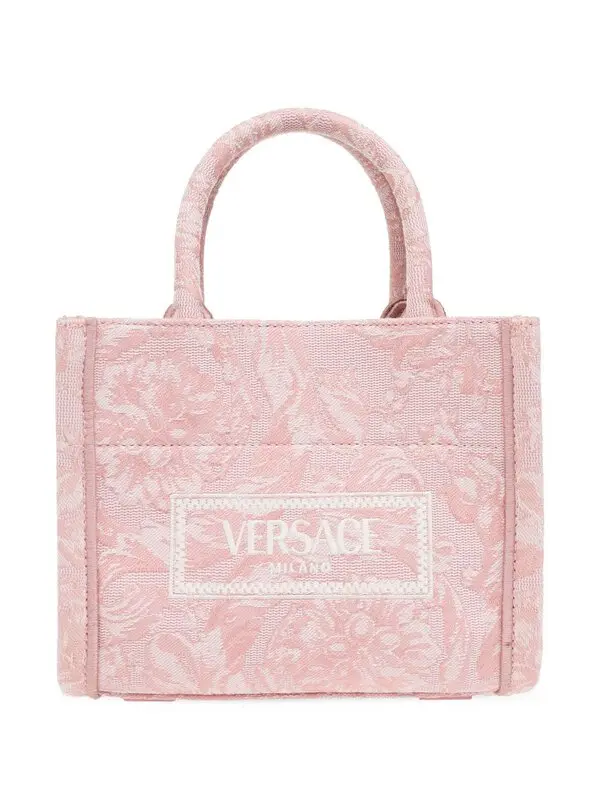 Versace Barocco Athena Extra Small Tote Bag - Pink