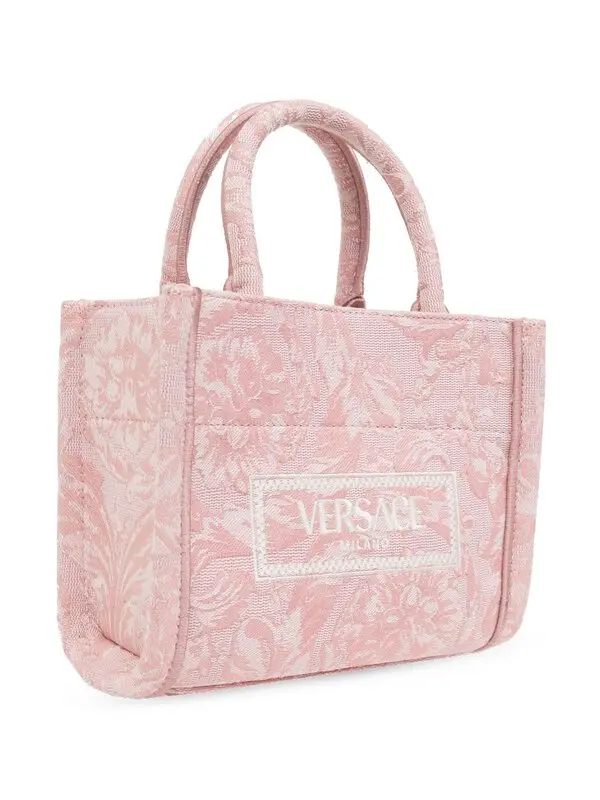Versace Barocco Athena Extra Small Tote Bag - Pink