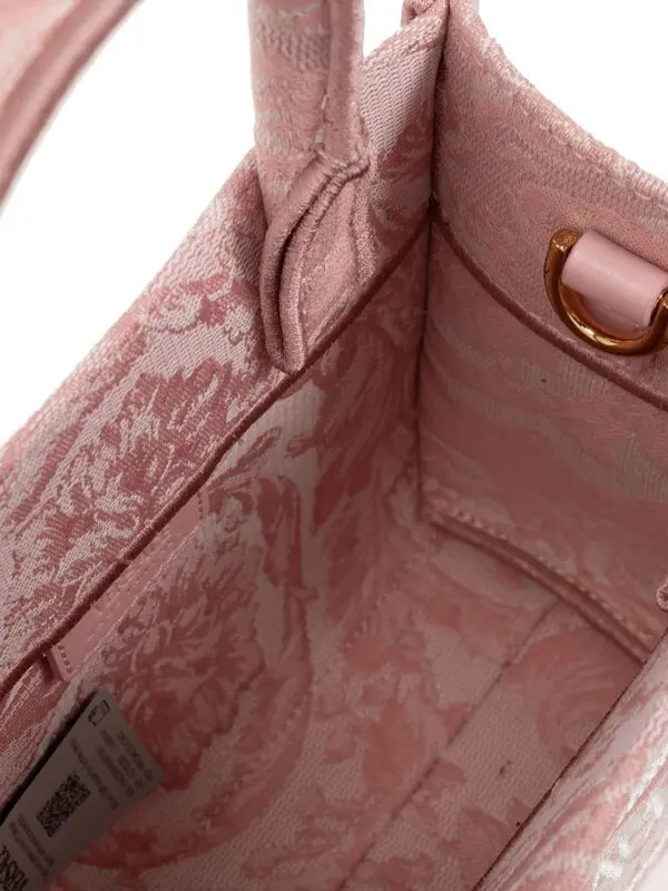 Versace Barocco Athena Extra Small Tote Bag - Pink