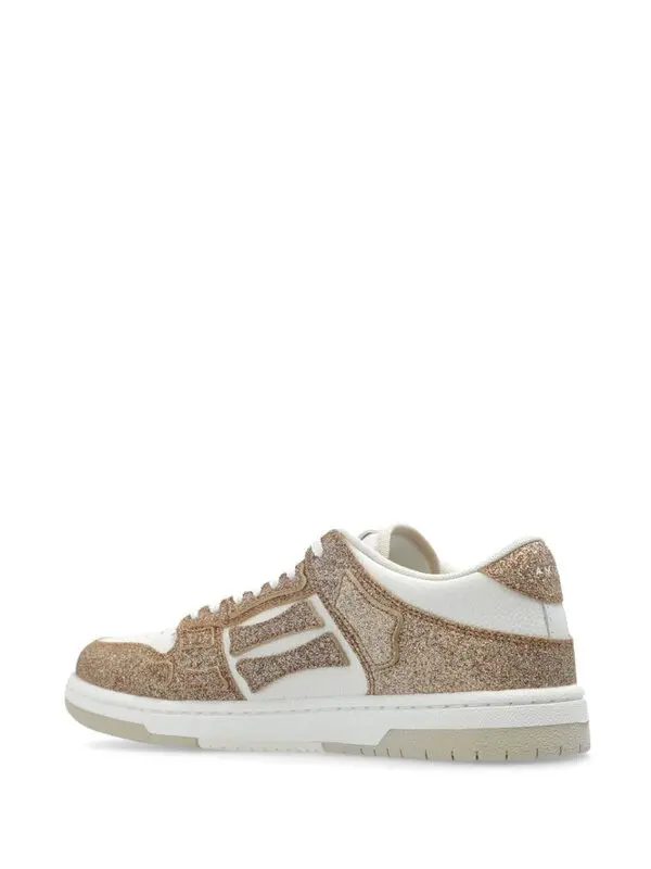 Amiri Skel Top Glitter Sneakers - White