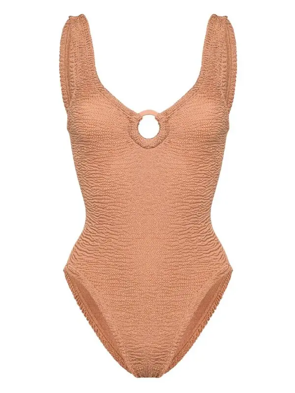 Hunza G Celine Swimsuit - Brown