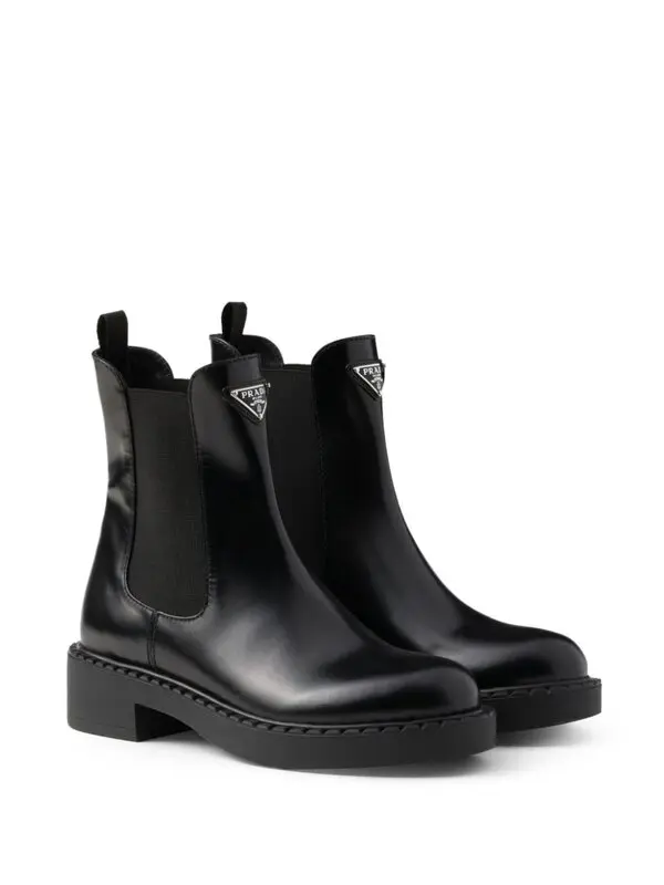 Prada 50mm Chelsea Boots - Black