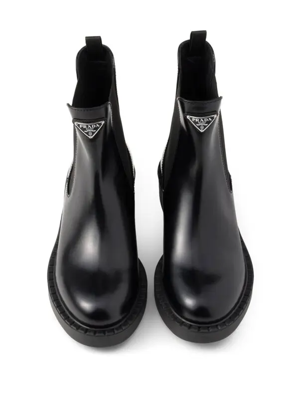 Prada 50mm Chelsea Boots - Black