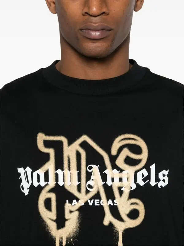 Palm Angels Las Vegas Monogram-print T-shirt