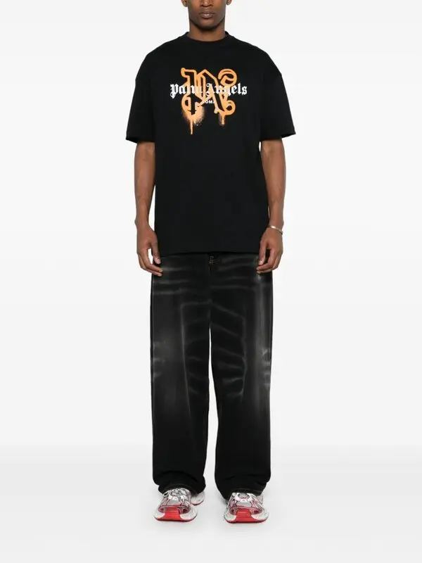 Palm Angels Logo-print Cotton T-shirt