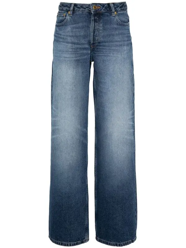 A.p.c. Elizabeth Mid-rise Straight-leg Jeans - Blue