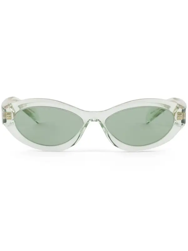 Prada Symbole Oval Sunglasses - Green