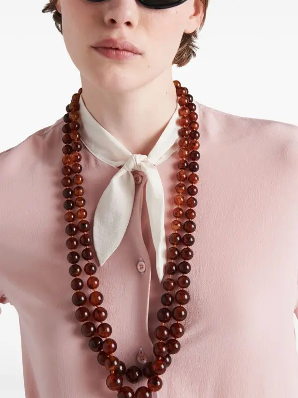 Prada Button-down Silk Shirt
