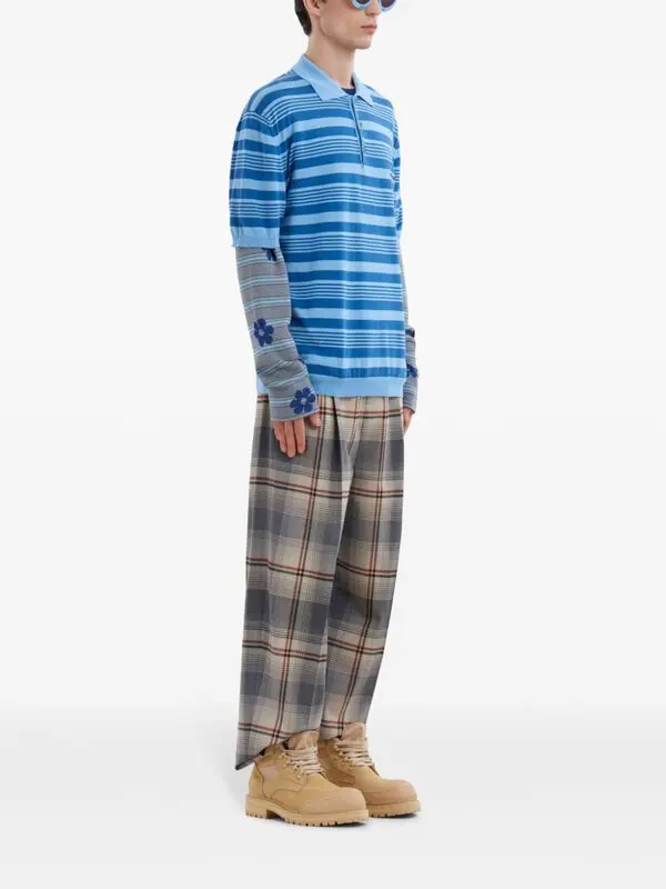 Marni Mixed Stripe Polo Shirt