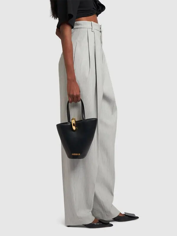 Jacquemus Le Petit Bambola Leather Top Handle Bag