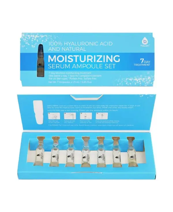 PURSONIC 100% Hyaluronic Acid & Natural Moisturizing Serum Ampoule Set