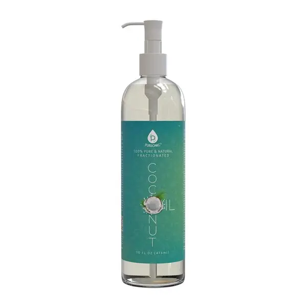 PURSONIC 100% Pure & Natural Fractionated Coconut Oil - White