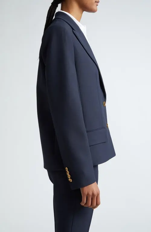 Michael Kors Double Crepe Sablé Crop Blazer