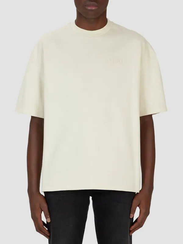 Amiri Logo Oversized Crewneck T-shirt - Birch