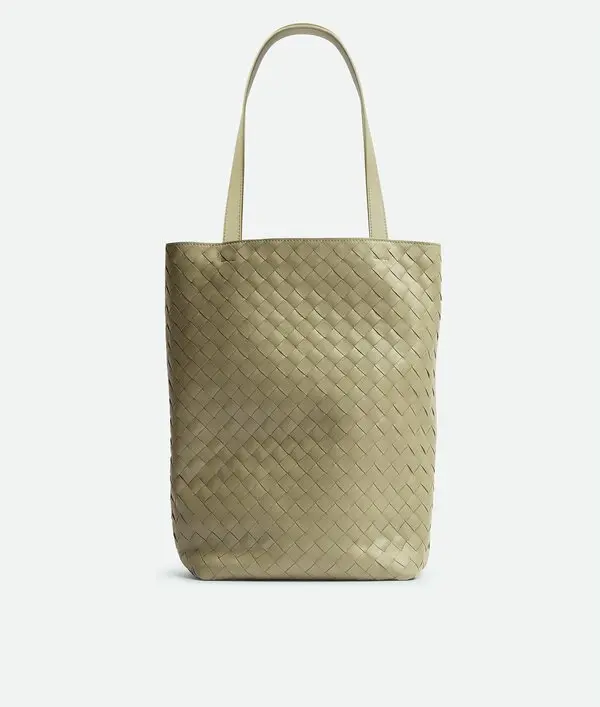 Bottega Veneta Small Intrecciato North-south Tote - Travertine