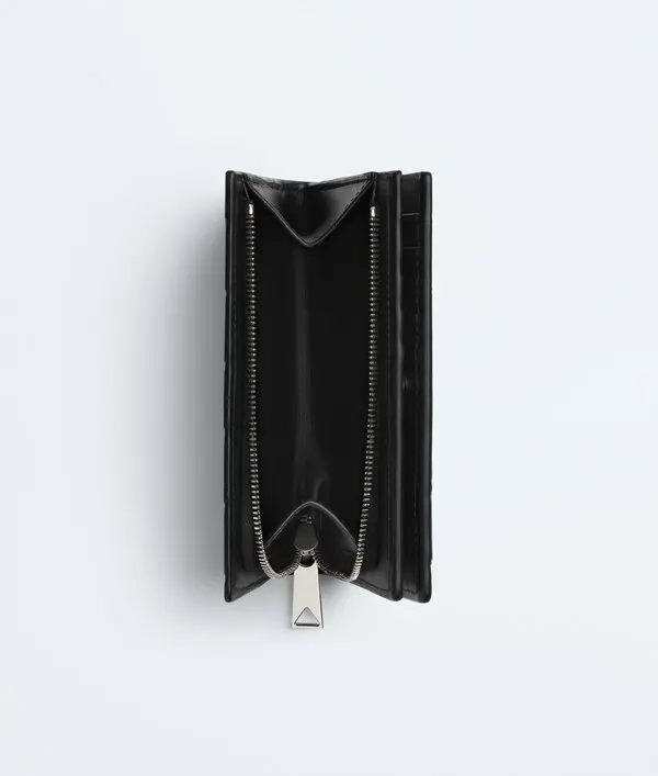 Bottega Veneta Intrecciato Medium Bi-fold Wallet With L-zip