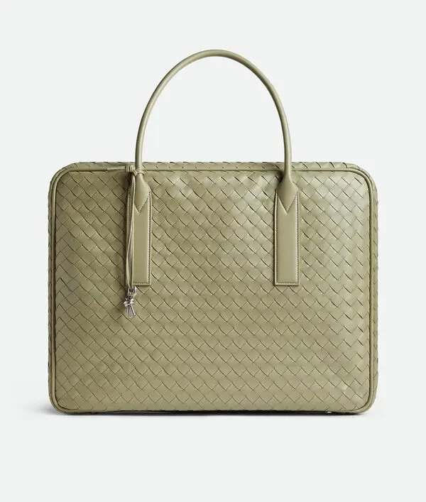 Bottega Veneta Getaway Large Weekender Bag - Travertine