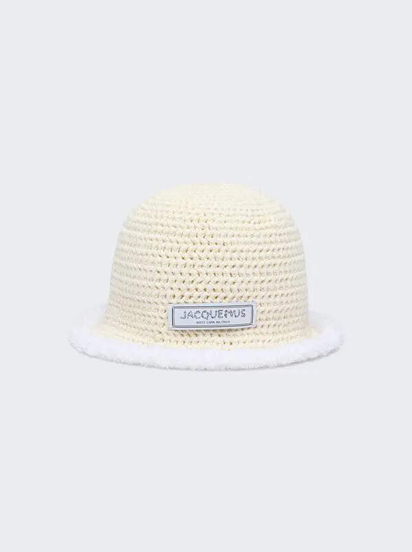 Jacquemus Le Bob Bordino Bucket Hat - Off-white