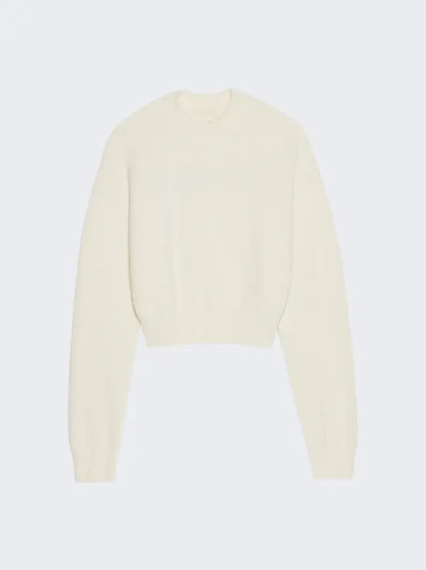 Jacquemus La Maille Logo Sweater - Light Beige
