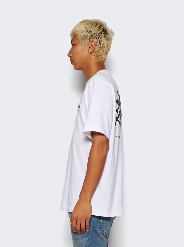 Amiri Bones Stacked Tee - White
