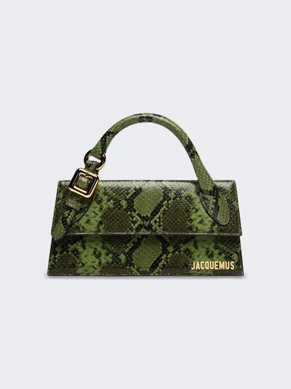 Jacquemus Le Chiquito Long Boucle Handbag - Green