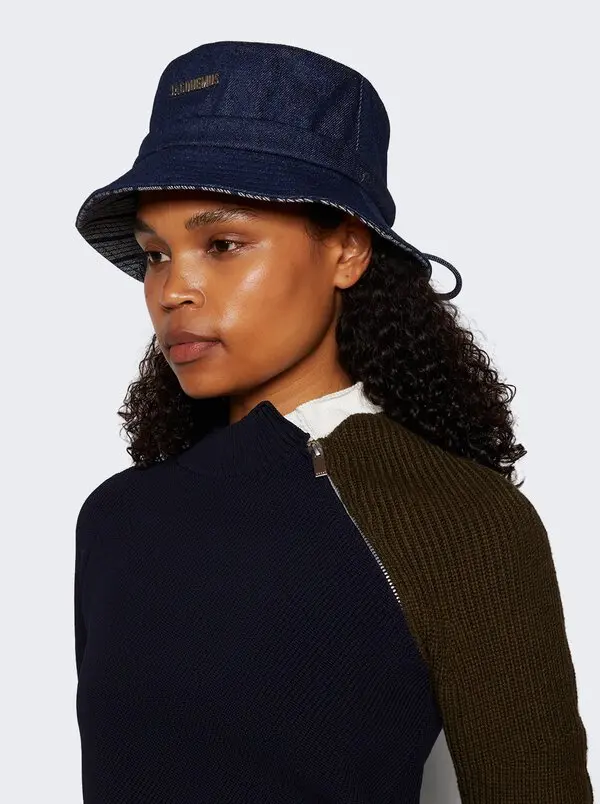 Jacquemus Le Bob Gadjo Bucket Hat - Blue