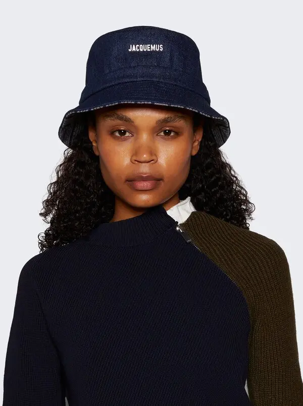 Jacquemus Le Bob Gadjo Bucket Hat - Blue