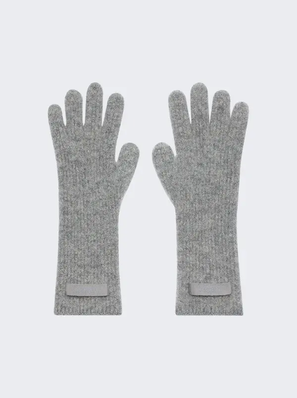 Jacquemus Wool Blend Gloves - Grey