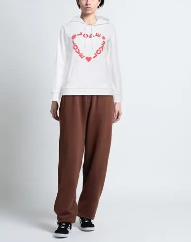 Moschino Cotton Sweatshirt With Heart Graphic